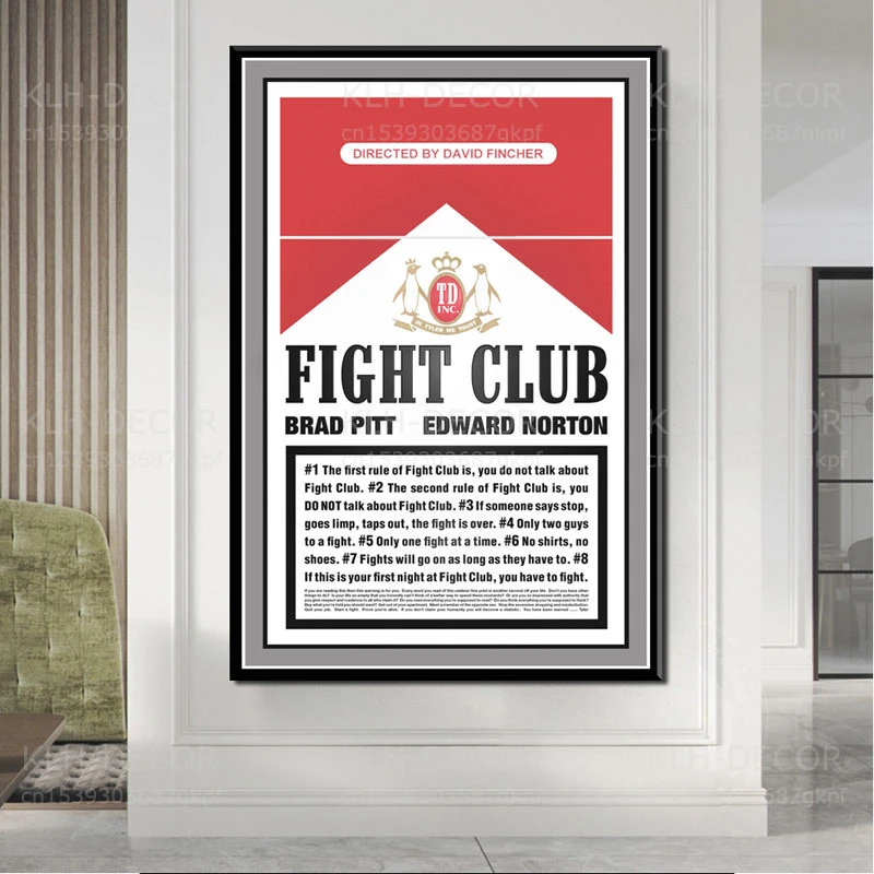 Fight Club Rules Poster