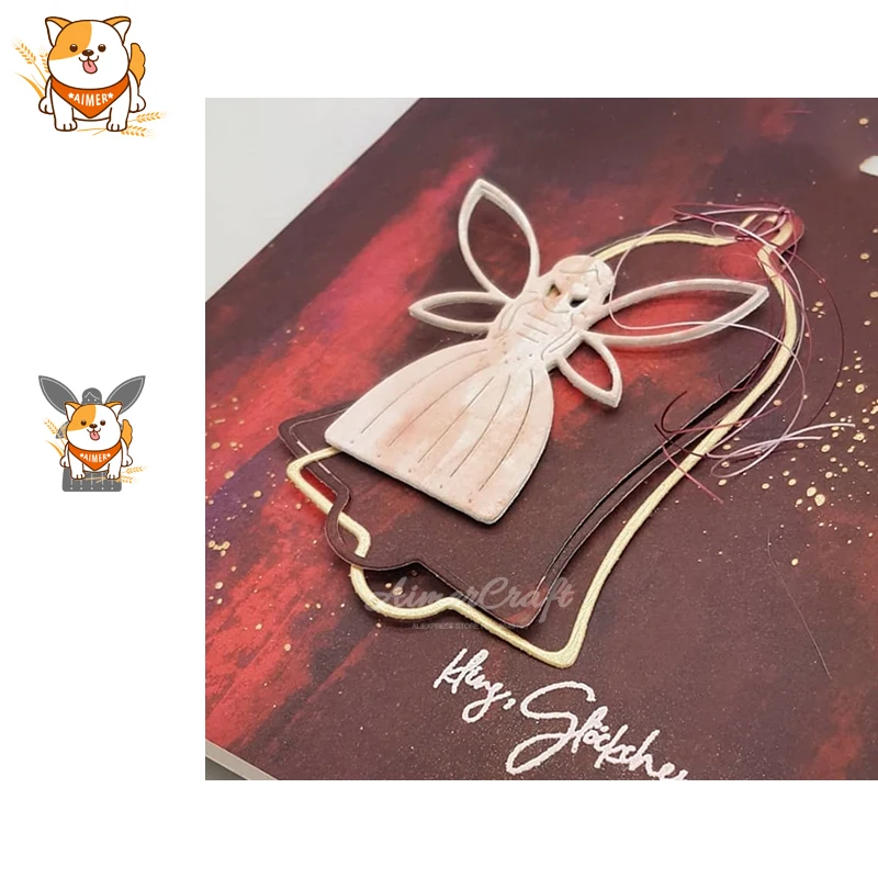 Elf Cartoon Doll Metal Cutting Dies Scrapbooking Stencil Diy Decorative ...