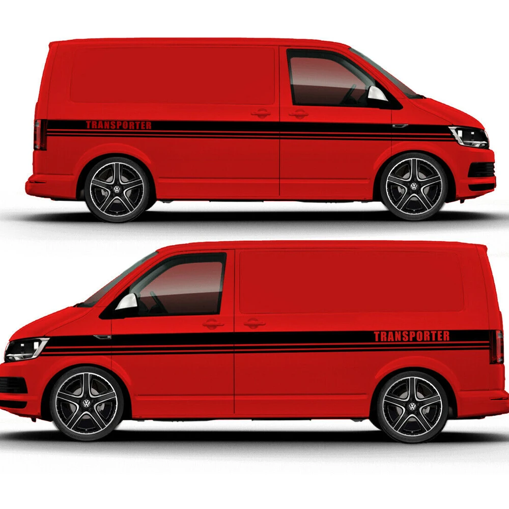 for-VOLKSWAGEN-VW-TRANSPORTER-T4-T5-T6-CAMPER-VAN-SIDE-STRIPE-GRAPHICS ...