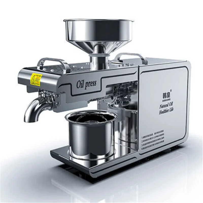 110/220v Stainless Steel Household Commercial Oil Press Machine , Cold ...