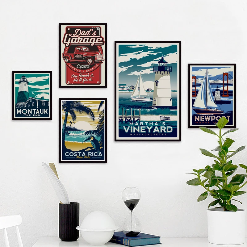 Mundo-abstracto-de-dibujos-animados-Vintage-coloridos-pinturas-en ...