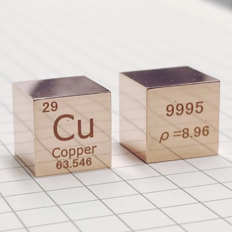 1pc-99-95-Pure-Mirror-Cu-Cube-8-9g-Cu-Metal-Carved-Element-Periodic ...