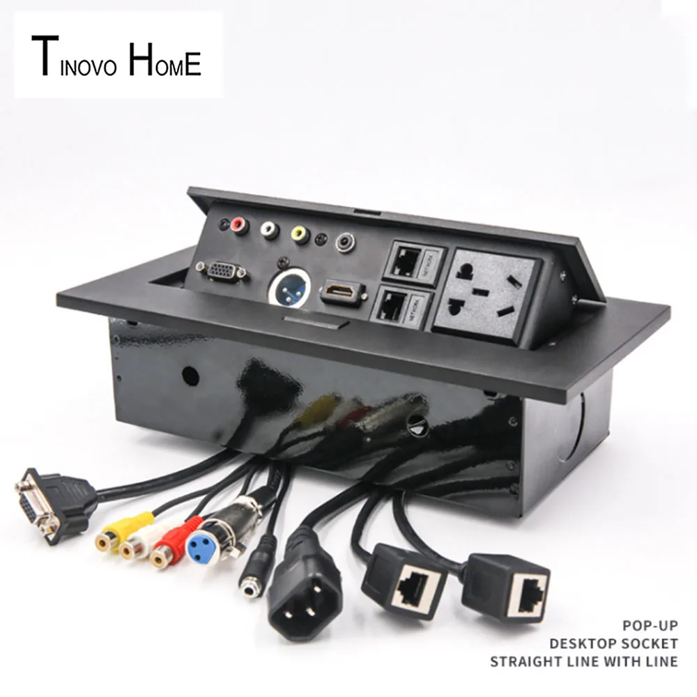 Desktop Multimedia Socket | Office Conference Socket | Plug Office Desk ...