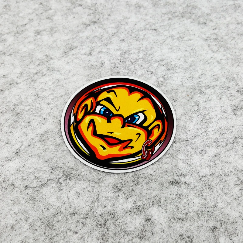 LuLuSticker #053 8x8cm Motorbike Racing the Cartoon Rossi Motorcycle ...