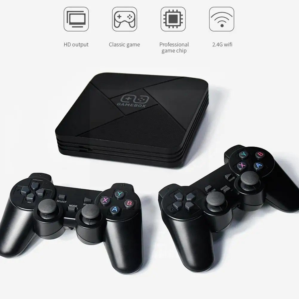 Powkiddy B 01 gamebox vários simuladores suporte sem fio console ...