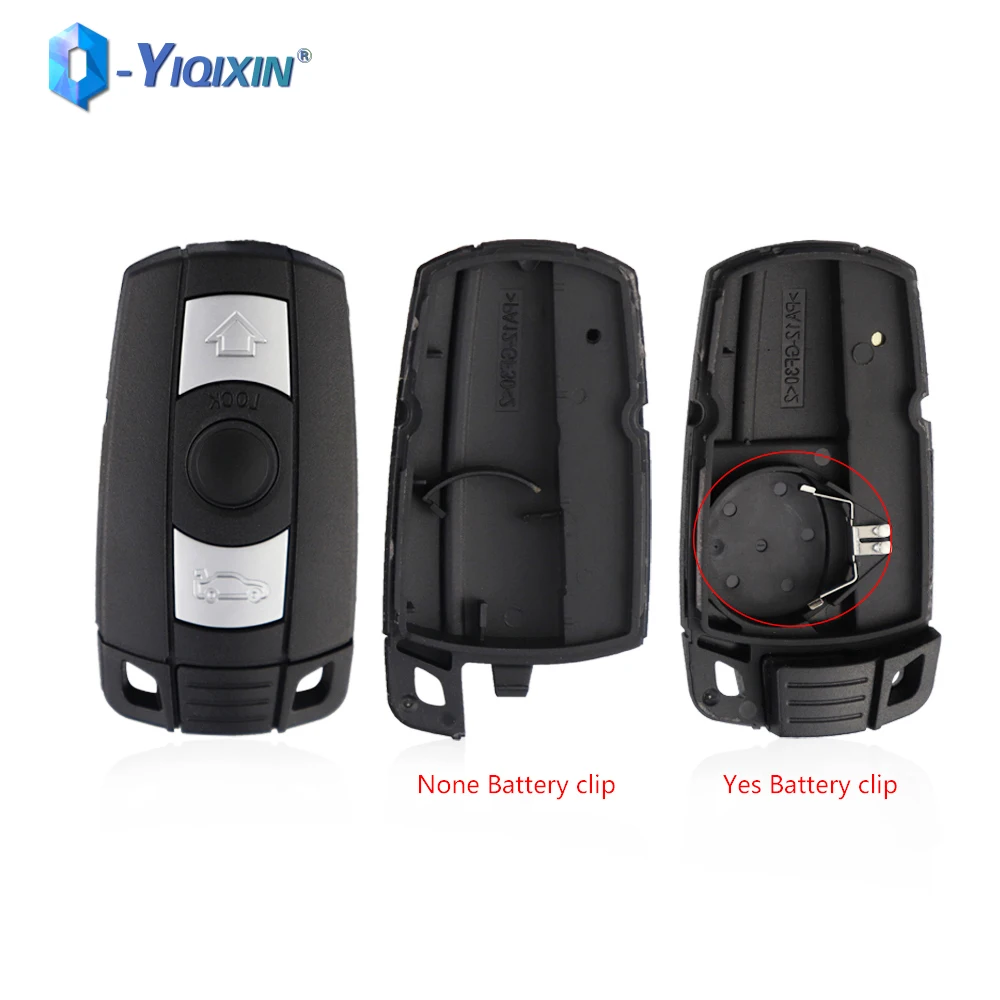 Yiqixin 3 Buttons Replace Smart Remote Car Key Shell For Bmw 1 3 5 7 ...
