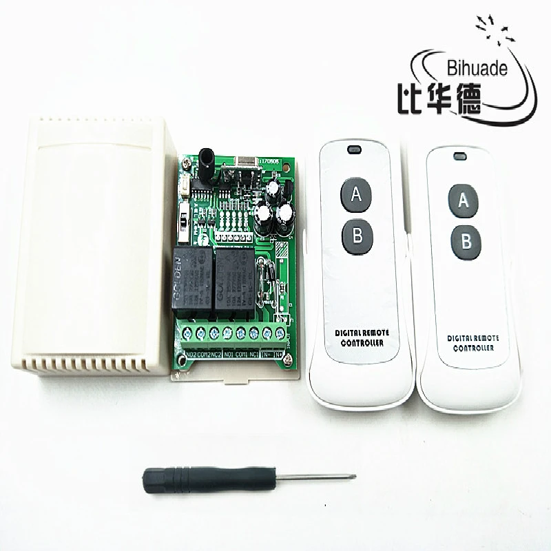 315Mhz Universal Wireless Remote Control Switch DC12V 2CH relay ...
