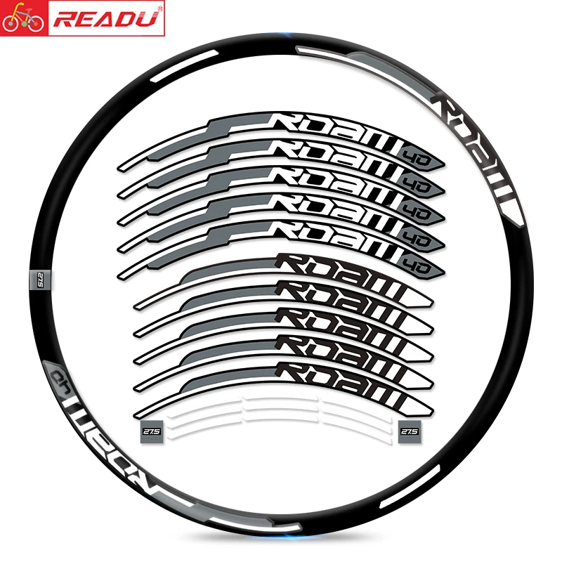 Readu Mountain Bike Roam 40 Wheel Set Sticker Mtb Bicycle Decals 27 ...