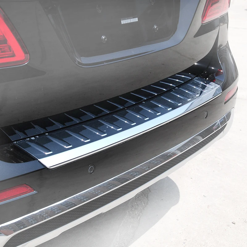 OE1668852174-Chrome-Rear-Bumper-Trunk-Sill-Protector-Guard-Plate-For ...