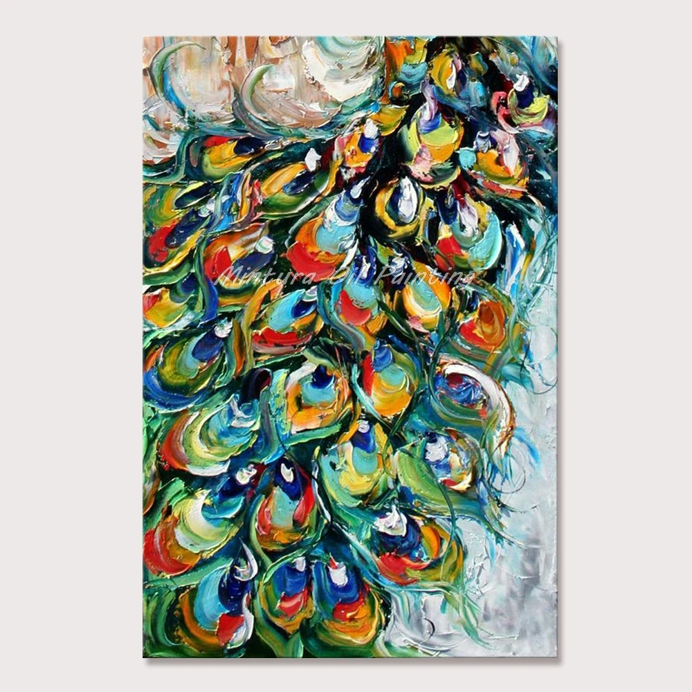 Mintura Freies verschiffen 100% handgemachte Hohe qualität moderne wand kunst Tier federn Dicke ...