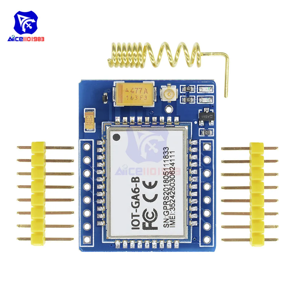 diymore GA6 B Mini GSM GPRS Development Module SMS Quad band Board ...