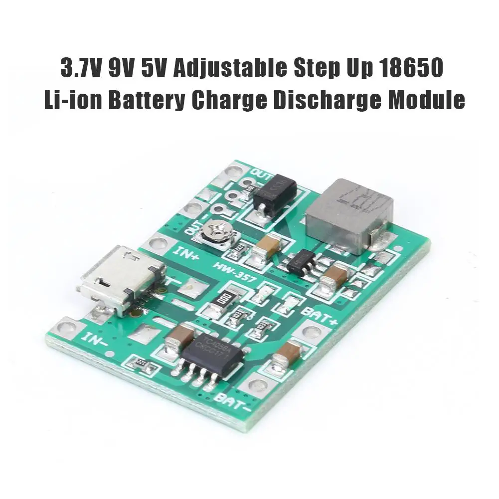 3.7v 9v 5v 18650 Li-ion Lithium Battery Charger Lipo Cell Discharge ...