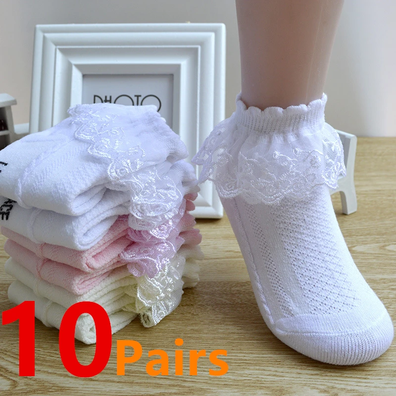 10-Pairs-Lot-Summer-Girls-Socks-Mesh-Cotton-Thin-Baby-Socks-Trendy ...