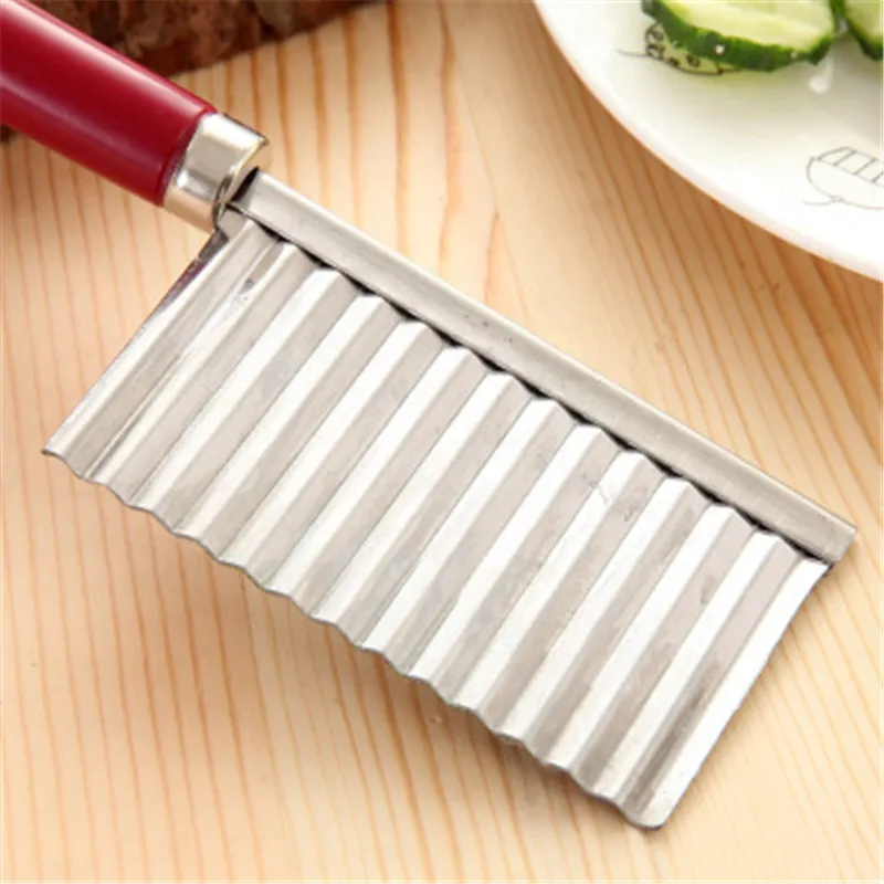 Cuchillo con filo ondulado para patatas de cocina de acero inoxidable ...