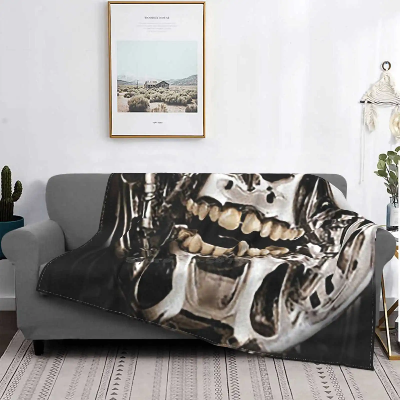 T-800-Cyborg-Skull-Mask-Creative-Design-Comfortable-Warm-Flannel ...