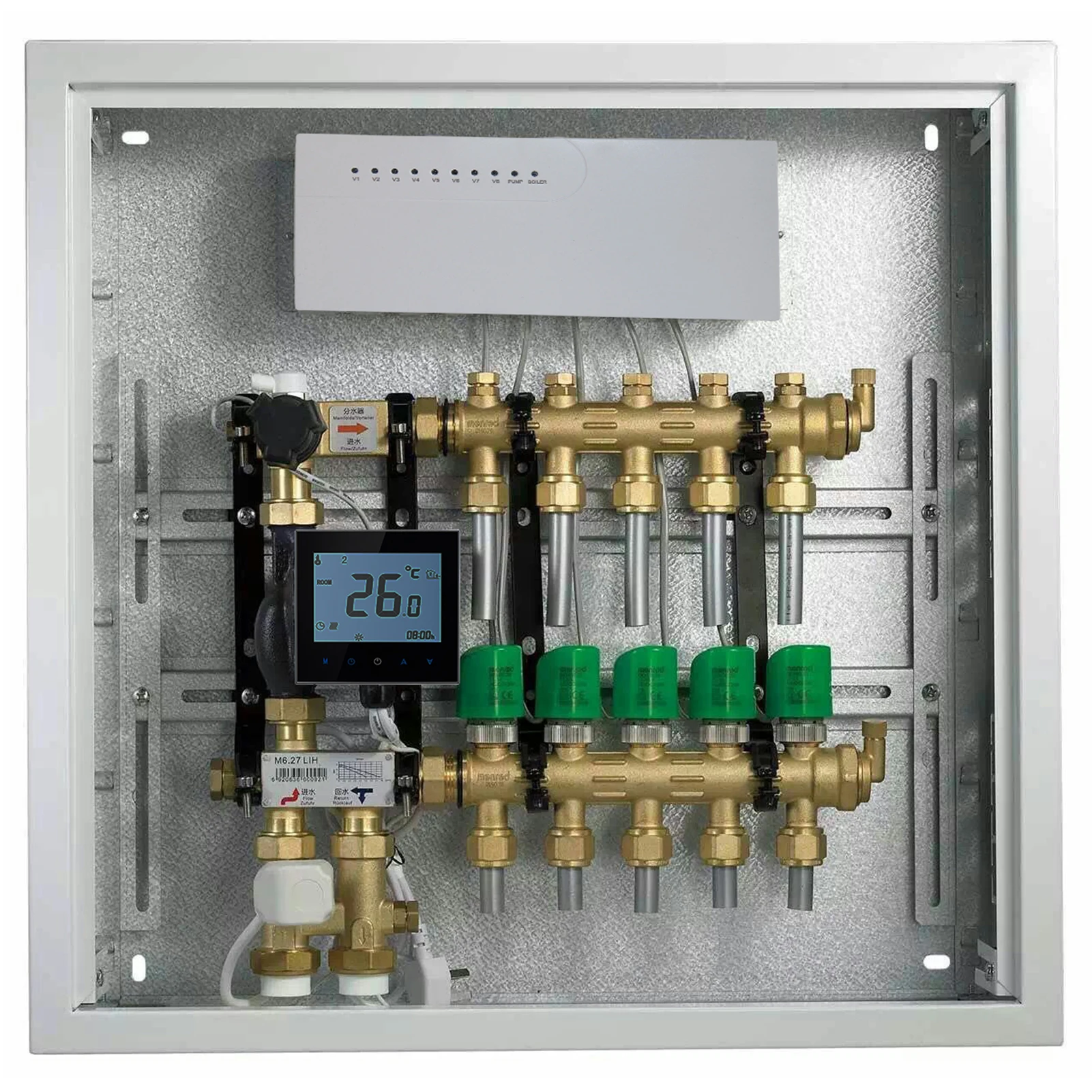 Smart Hub Controller 8-Channel Concentrator for Underfloor Heating Gas ...