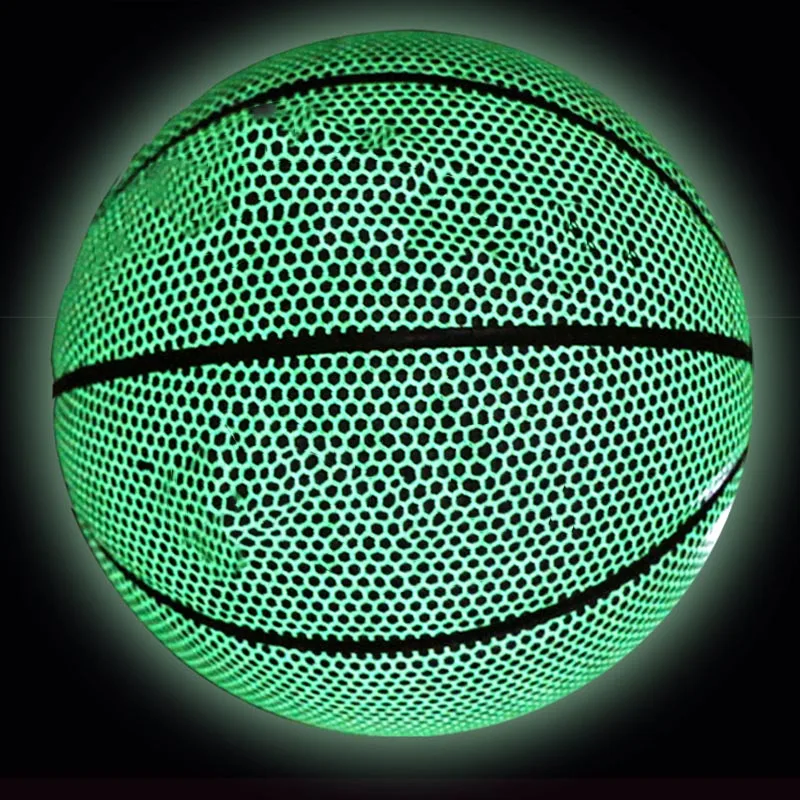 Glowing Basketball Night Luminous Fluorescent Basketball For Training ...