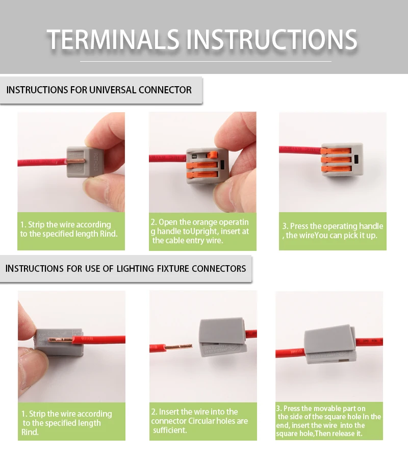 218-Blue-1 PCS -Rapide Connecteur De Câblage 222 type Électrique ...