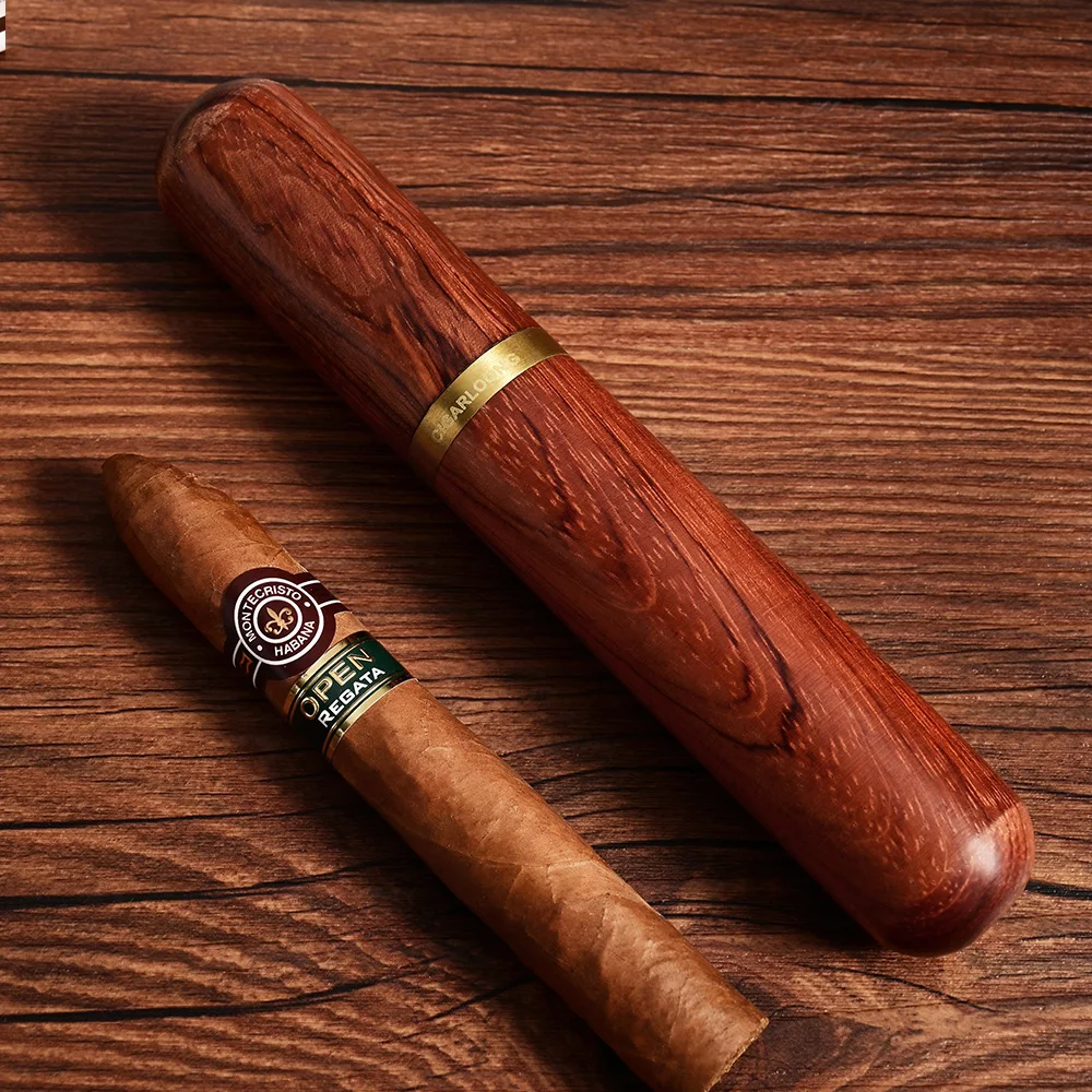 Cedar-Wood-Cigar-Tube-Moisturizing-Portable-Travel-Single-Cigar-Tube ...