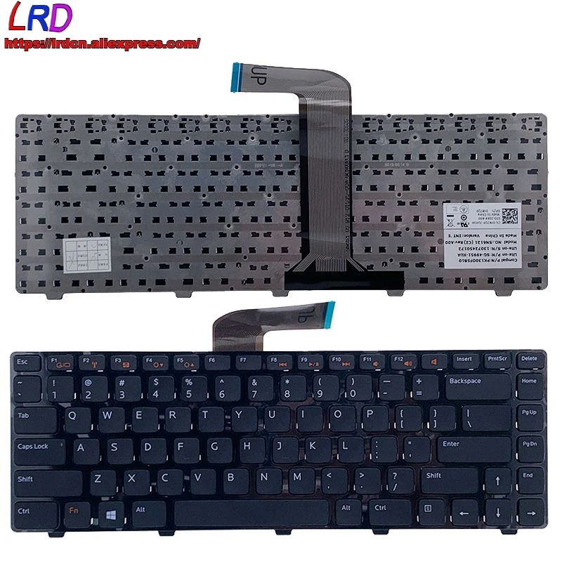 New-Original-US-English-Keyboard-for-Dell-Inspiron-15R-N5110-M5110 ...