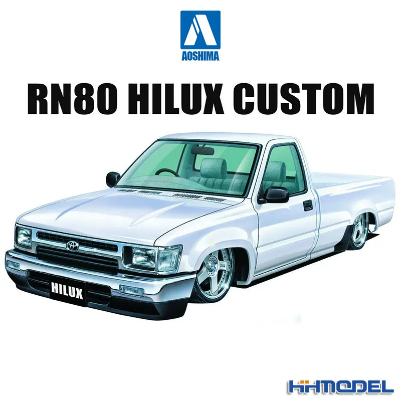 Aoshima-plastic-assembly-car-model-1-24-scale-RN80-HILUX-CUSTOM-1985 ...