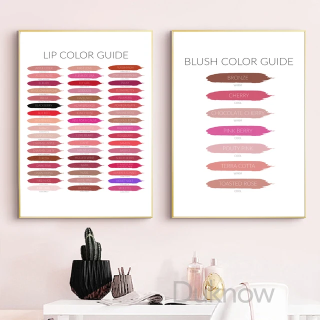 Lipstick Color Chart