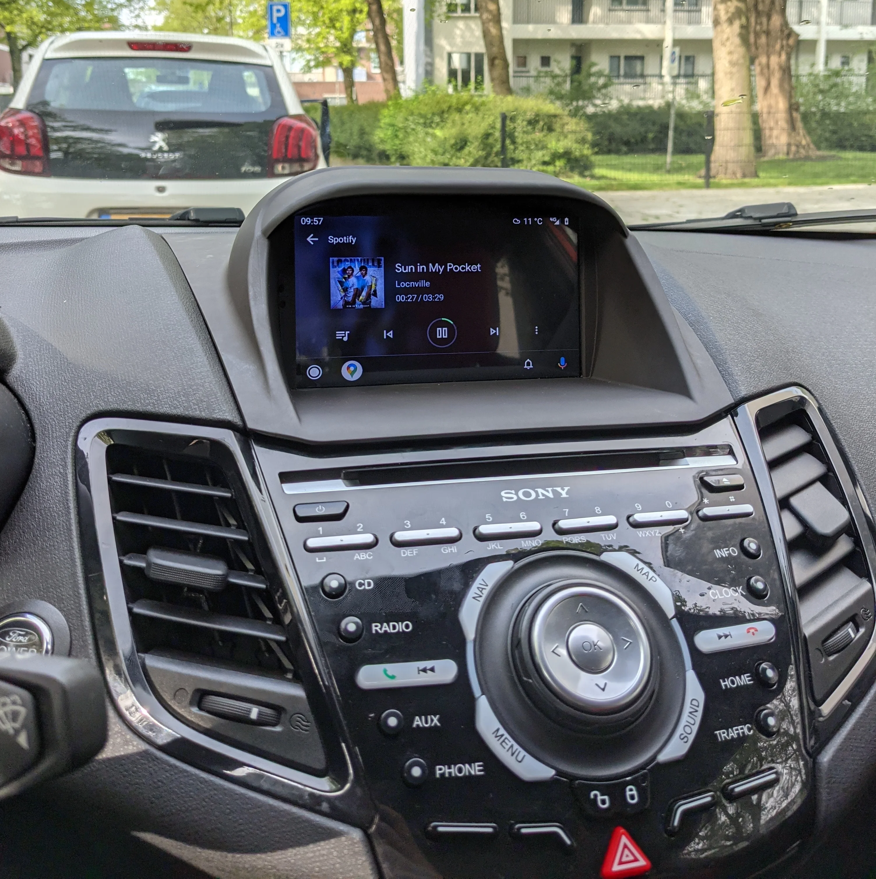 Autoradio Android Car Stereo DVD Player GPS Navigation for Ford Fiesta ...