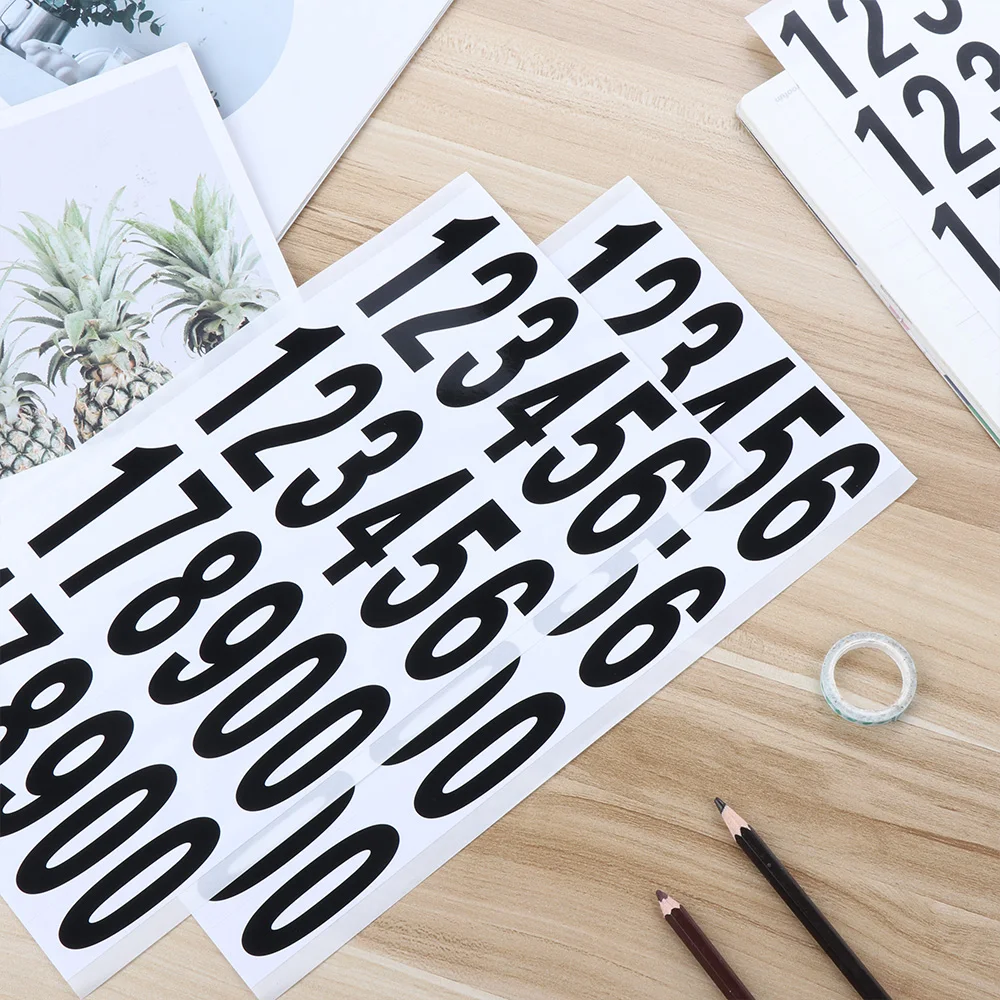 Sticker Numbers 1 Inch Llewyn 710 Pcs 10 Sheets Letter Stickers,Self ...