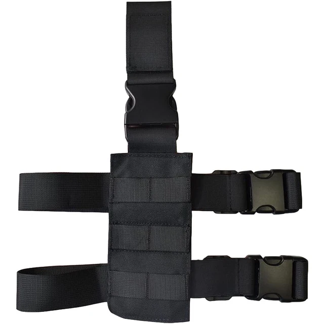 Tactical Drop Leg Platform Thigh MOLLE Rig with Adjustable Belt & Thigh ...