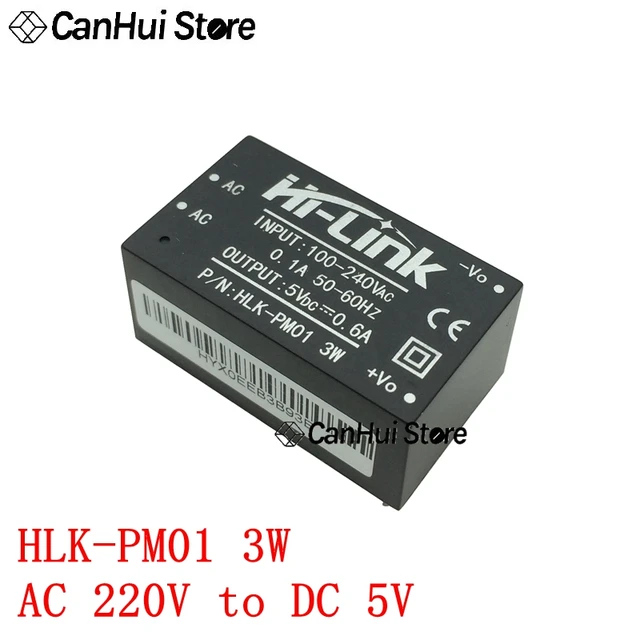 HLK-PM01 PM03 PM12 PM24 AC-DC 220V to 5V/3.3V/12V/24V mini power supply ...