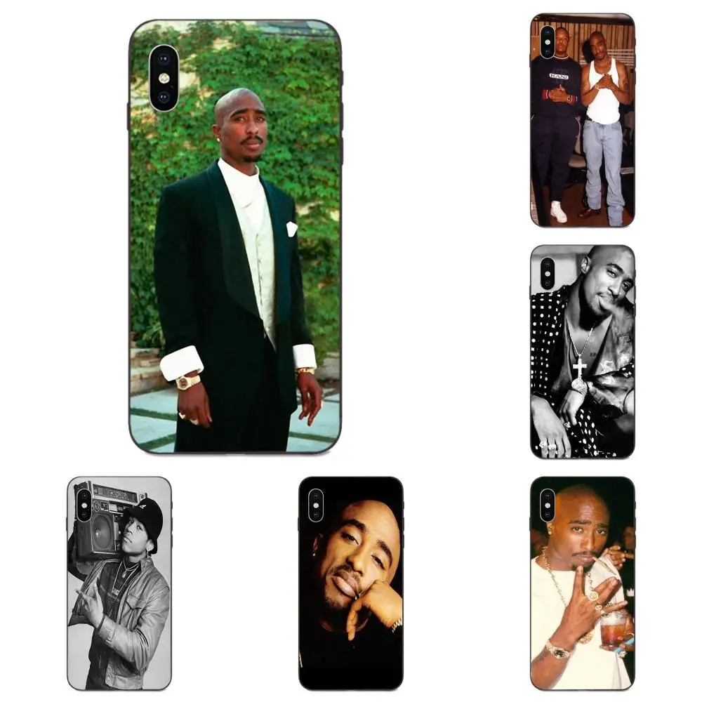 Phone Case Black Fundas Coque Cover Tupac 2pac Super Star For Apple ...
