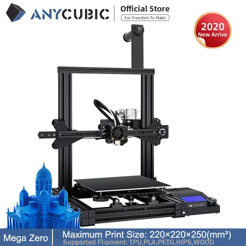 ANYCUBIC Mega S 3D Printer I3 Mega Upgrade Large Size Metal frame TPU ...