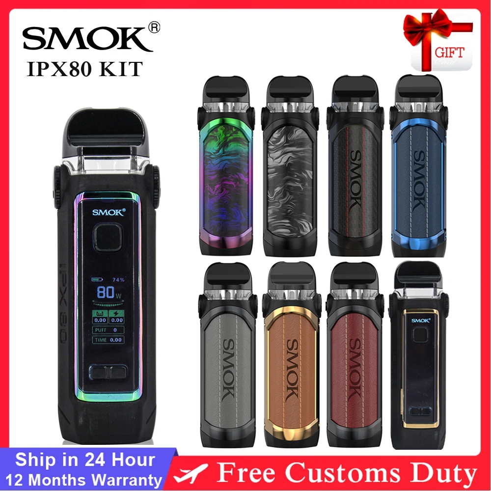 Original-SMOK-IPX-80-Pod-Mod-Kit-80W-3000mAh-Electronic-Cigarette ...