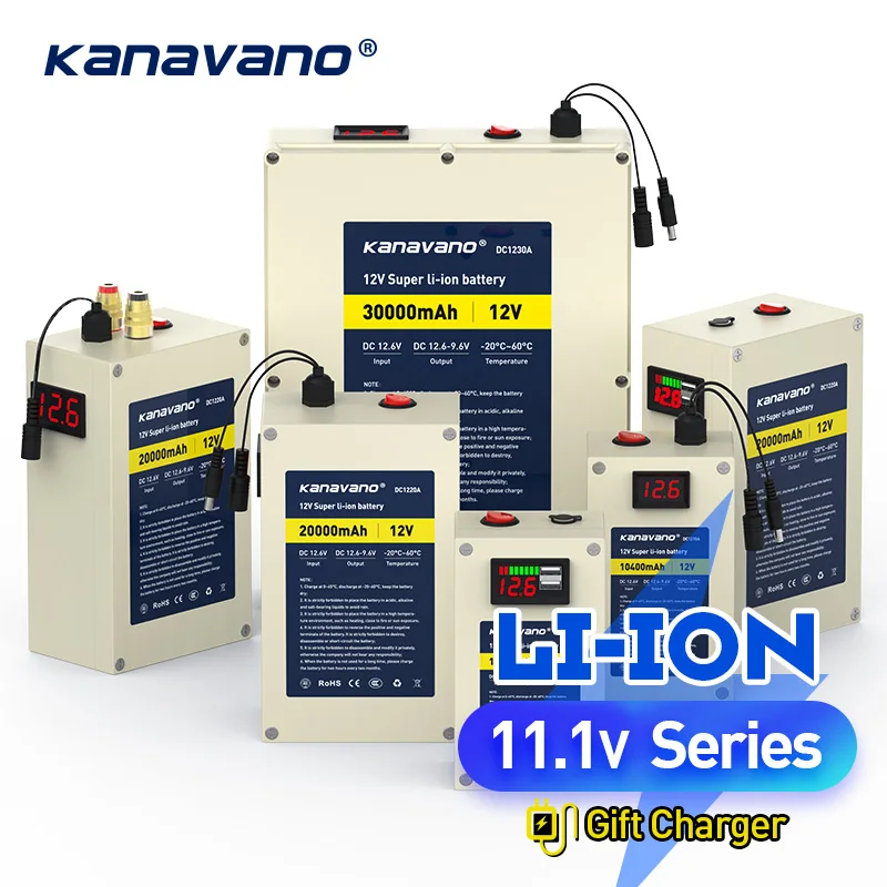 Portable Nmc Lithium Battery | 12v Battery Lithium Ion Pack | Battery ...