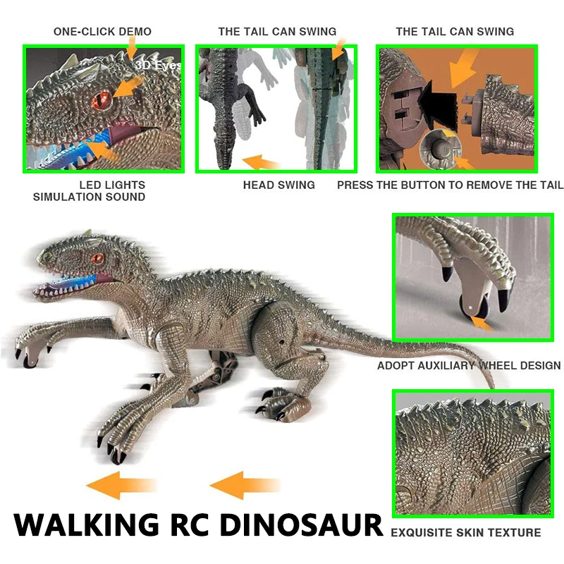 Remote Control Jurassic Dinosaur Toy - FunToyLab