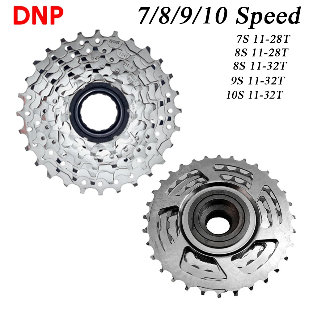 DNP Mountain 7/8/9/10 속도 자전거 카세트 7s 8s 11 28T 11 32T 프리휠 28t 32t 플라이휠 ...