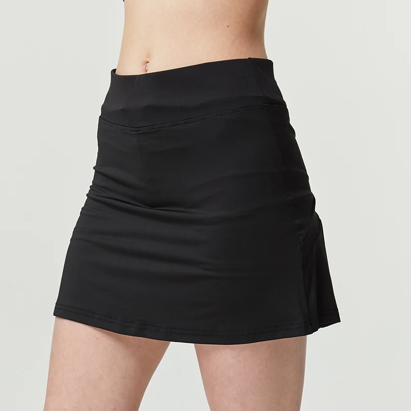 Women Fitness Sports Skirt High Waist Sports Skort Marathon Running ...