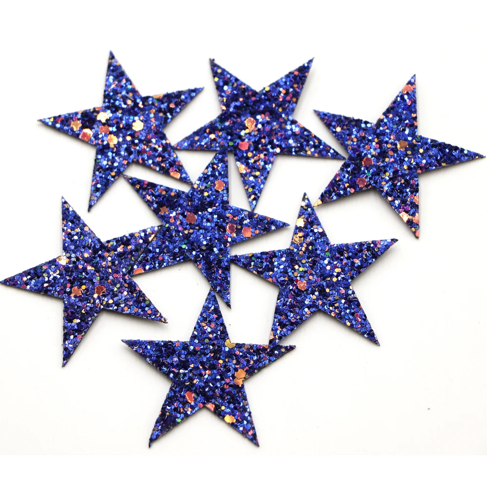 Blue Glitter Star