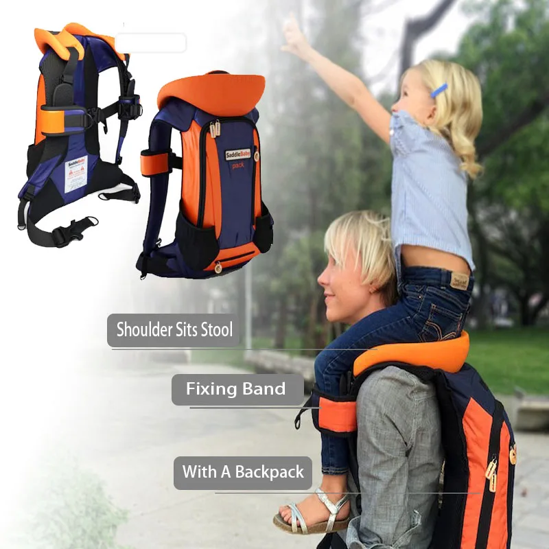 Baby-Shoulder-Carrier-Hands-Free-Child-Strap-Rider-for-2-5-Years-Old-It ...