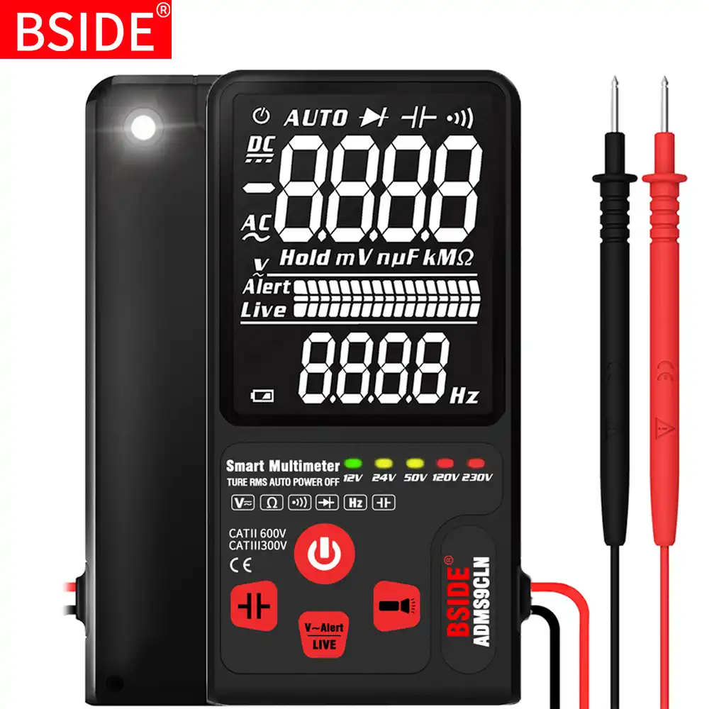 Ultra Portable Digital Multimeter BSIDE ADMS7 S9CL Large 3.5" LCD 3 ...