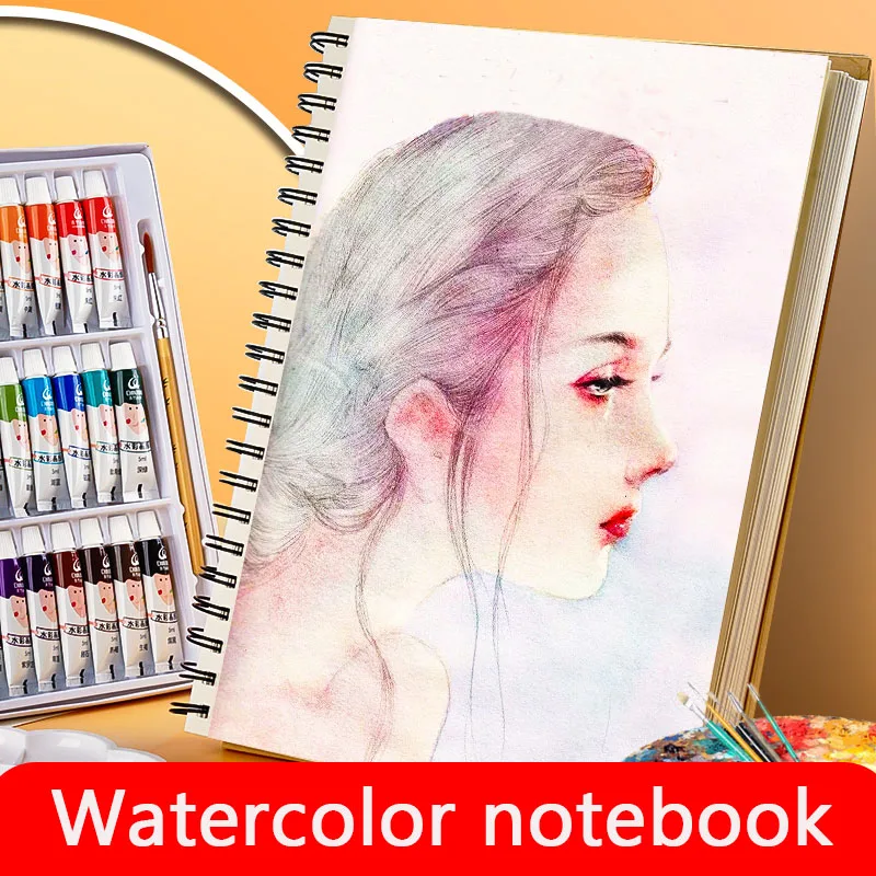 180G-A4-Watercolor-Notebook-50sheet-Watercolor-Paper-Sketchbook-Medium ...