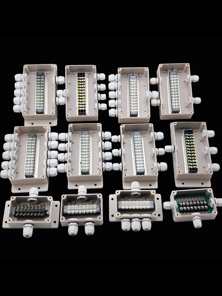 ABS Waterproof Junction Boxes Connection Outdoor Indoor Distribution ...