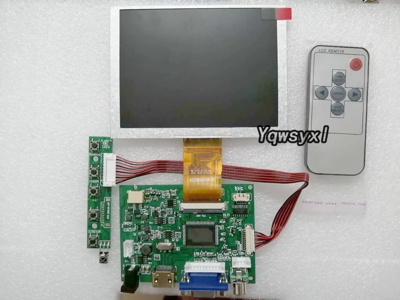 ZJ050NA 08C LCD Screen 5 inch 640x480 display panel HDMI VGA AV LCD Control Board Monitor Panel ...