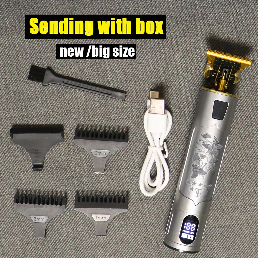 Tondeuse à Cheveux et à Barbe Électrique T9 - AIHONTAI - Color Dragon - De 0 mm - Rechargeable ...