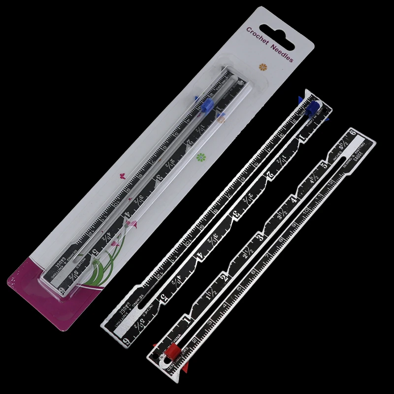 Aluminum Plastic Sewing Seam Ruler Measuring Gauge Patchwork Quilting ...