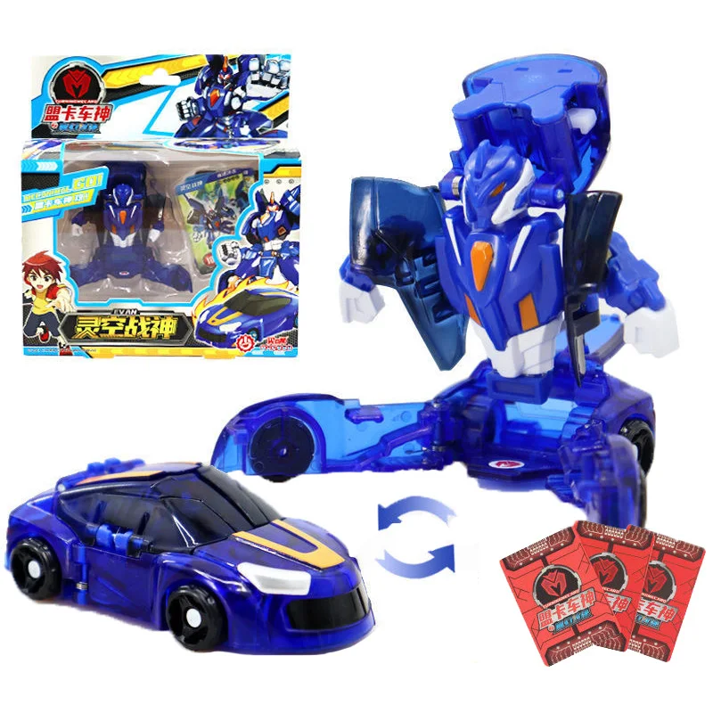 New ABS Turning Mecard Transformation Car Action Figures Amazing Car ...