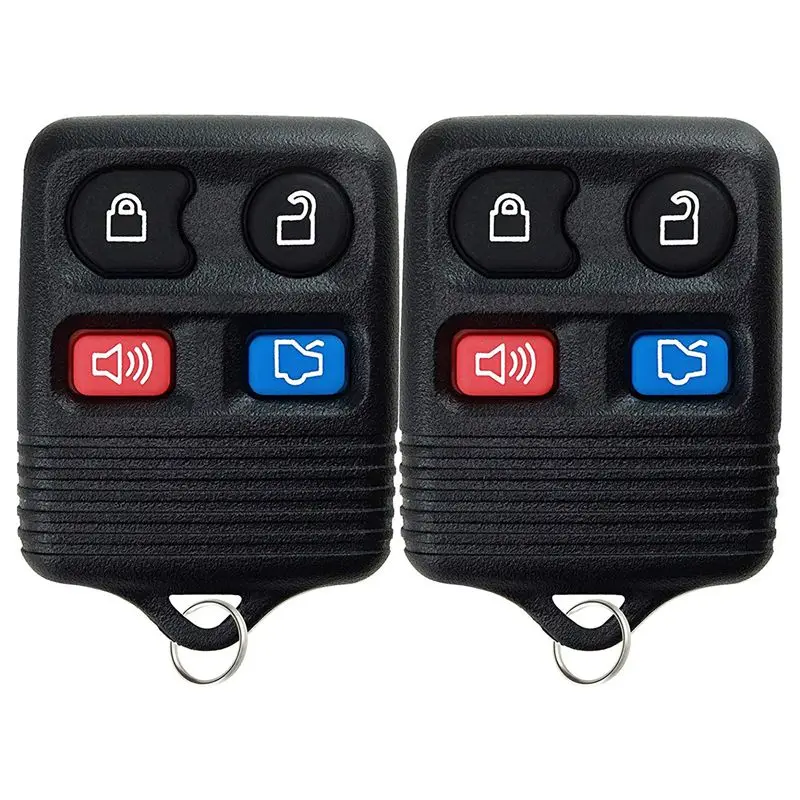 2Pcs Key Replacement Keyless Entry Remote Control Key Fob Clicker ...