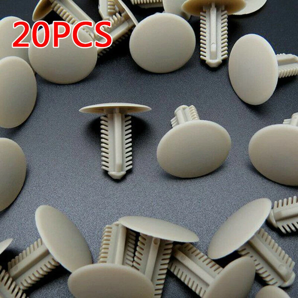 20Pcs Car Interior Roof Headliner Ceiling Clips Rivet Fixing Screw Cap ...