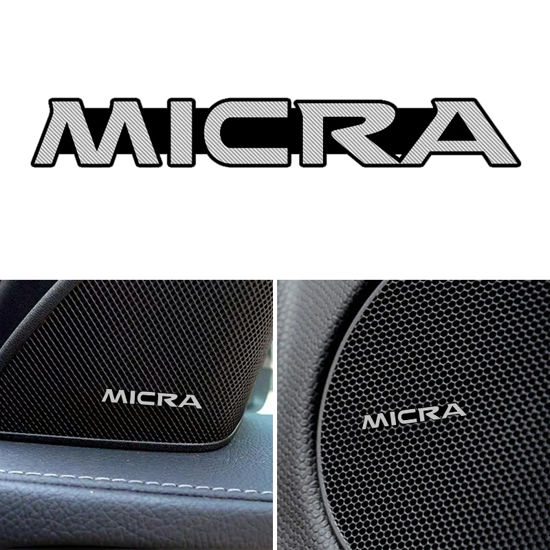 3d Car Styling Sticker Aluminum Emblem Interior Speaker Audio Badge For ...