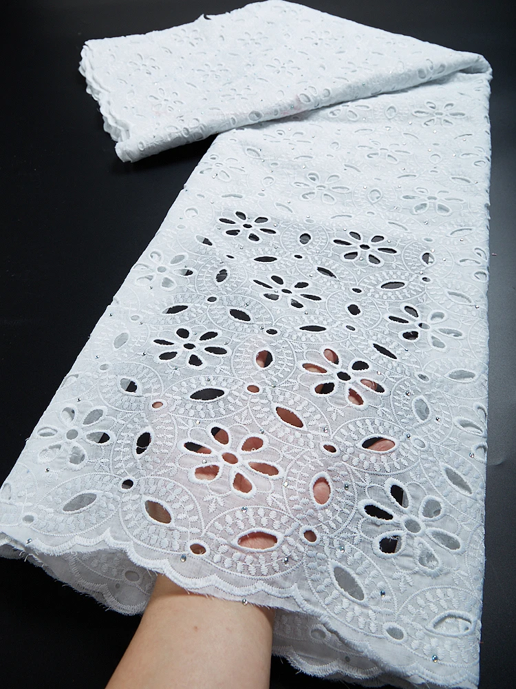 100% Cotton African Dry Lace Fabric Nigerian Lace Fabric 2021 High ...